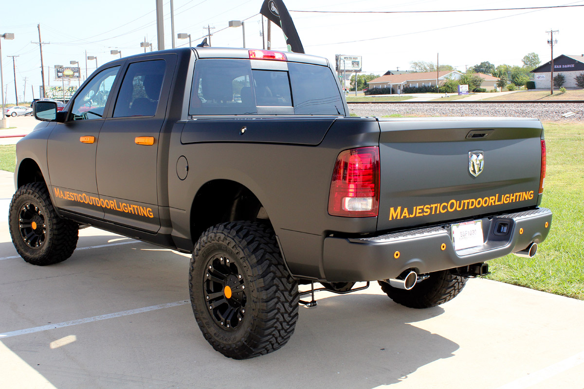 Flat Black Vinyl Truck Wrap Zilla Wraps