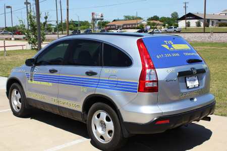 Security Car Graphics Fort Worth - Zilla Wraps