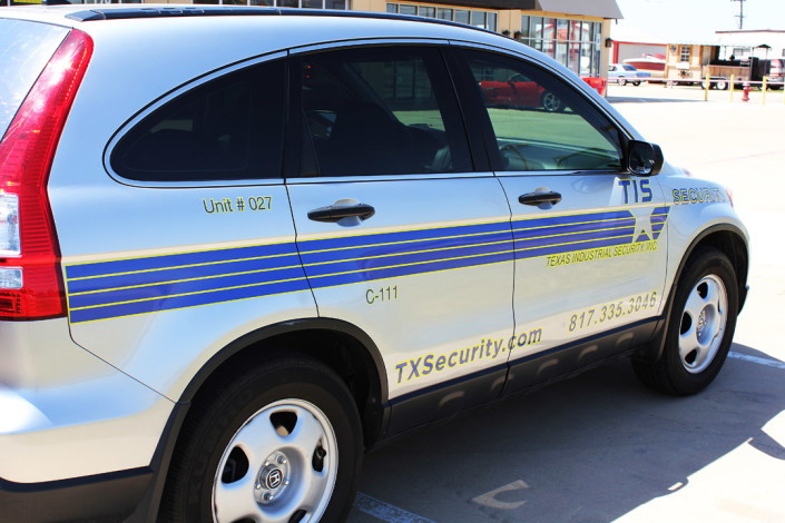 Security Car Graphics Fort Worth - Zilla Wraps