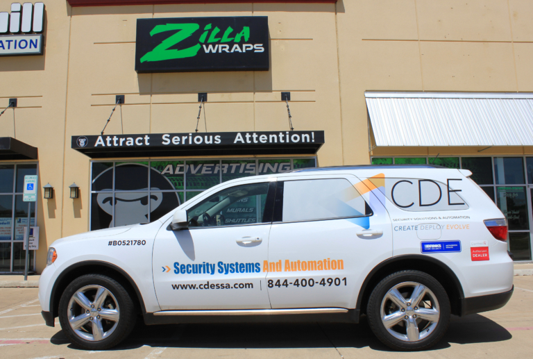 CDE Truck Wrap Advertising Fort Worth - Zilla Wraps